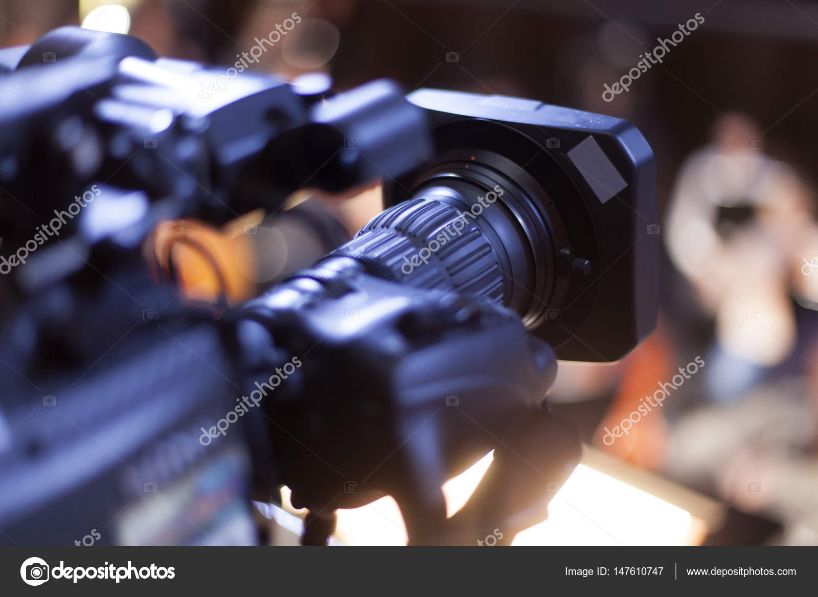 Television broadcast from the theater. Professional digital video ...