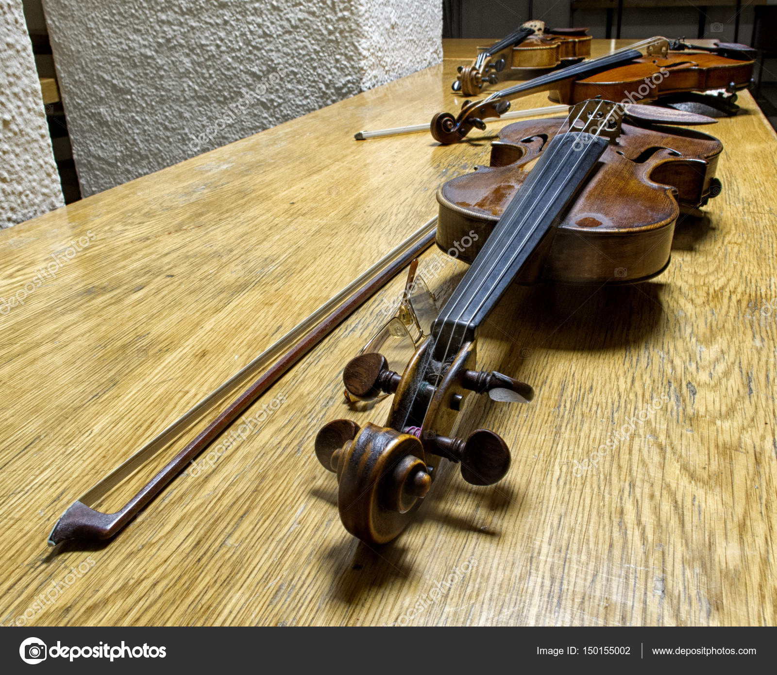 Musical instruments in an orchestra. — Stock Photo © maxcam #150155002