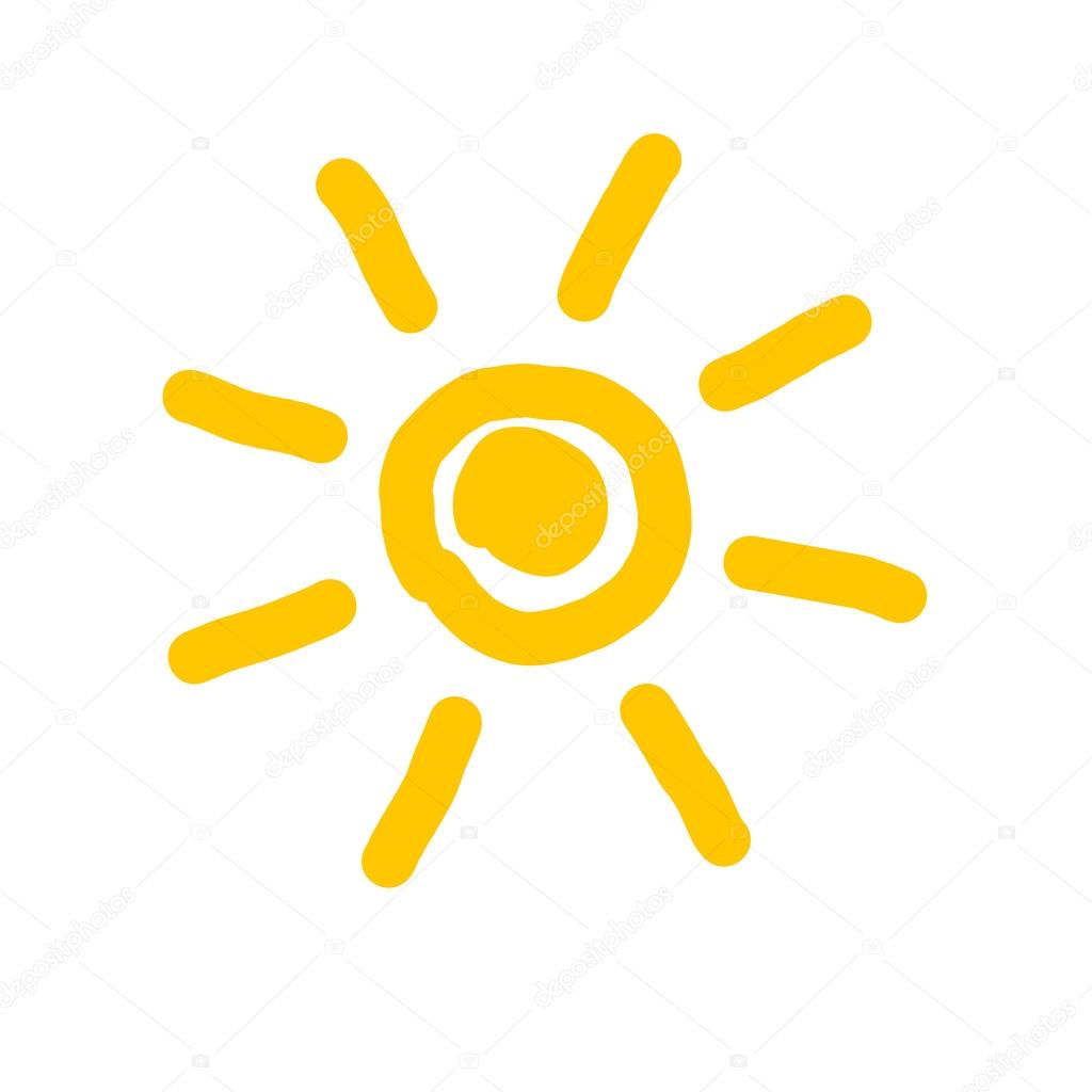 Doodle sun illustration — Stock Vector © Studiobarcelona #125612444