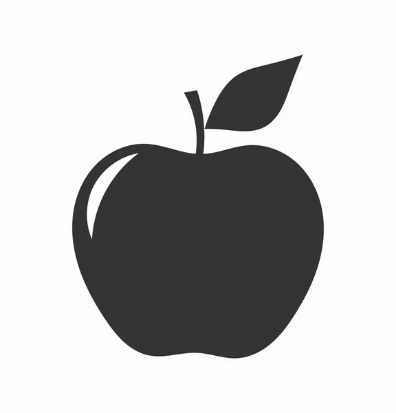 White apple shape Stock Vector by ©Studiobarcelona 125613010