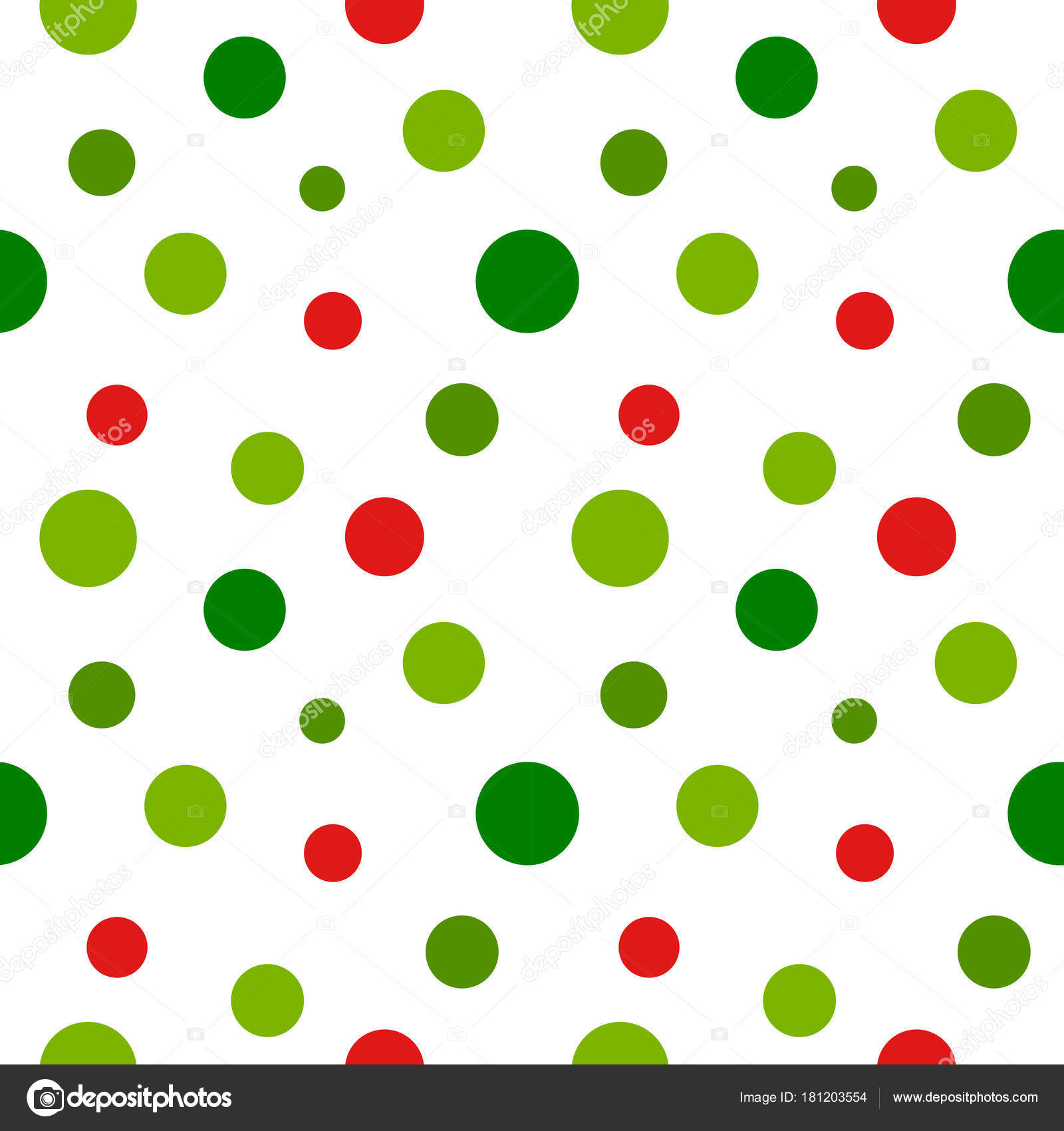 Red And Green Polka Dots