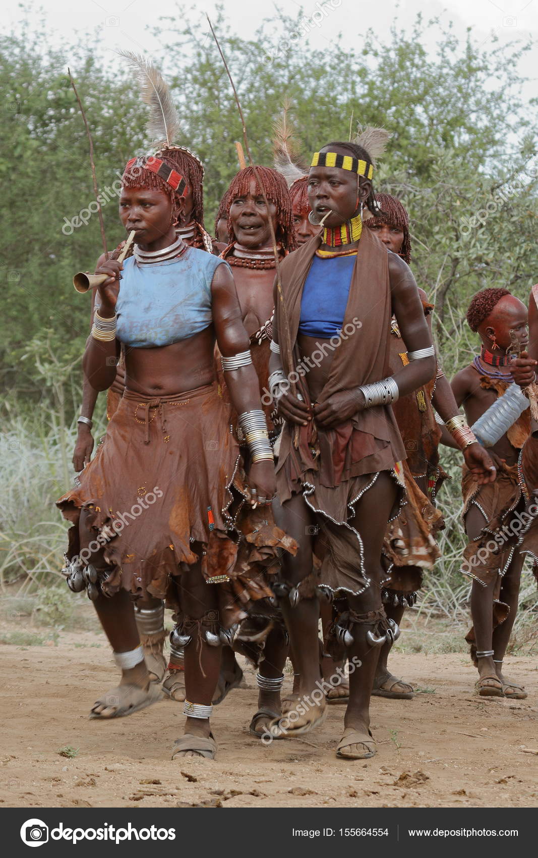 The tribe of Hamar in the Omo Valley of Ethiopia – Stock Editorial ...
