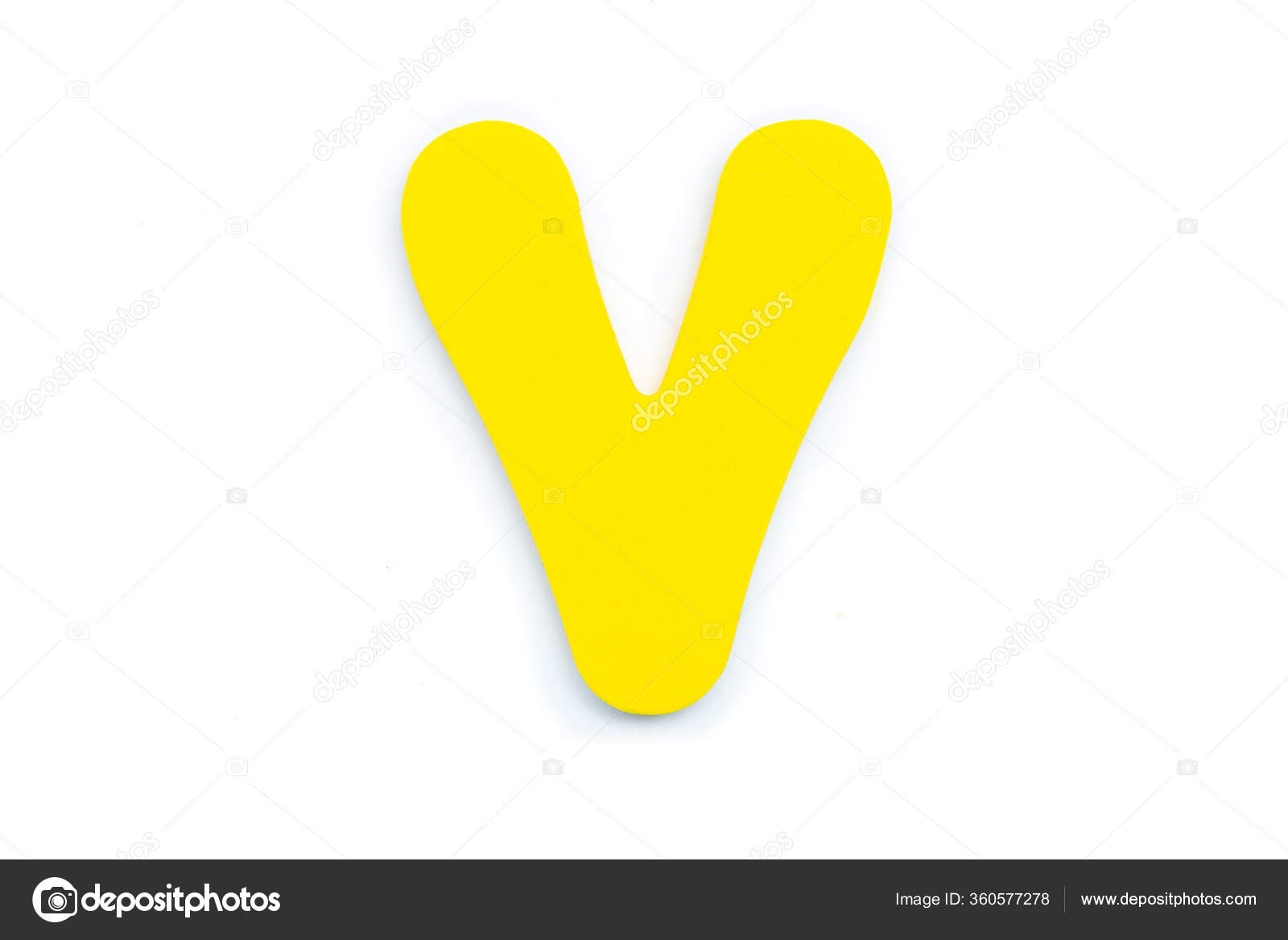 Colored Letter White Background Symbol Sign Template Isolated — Stock ...