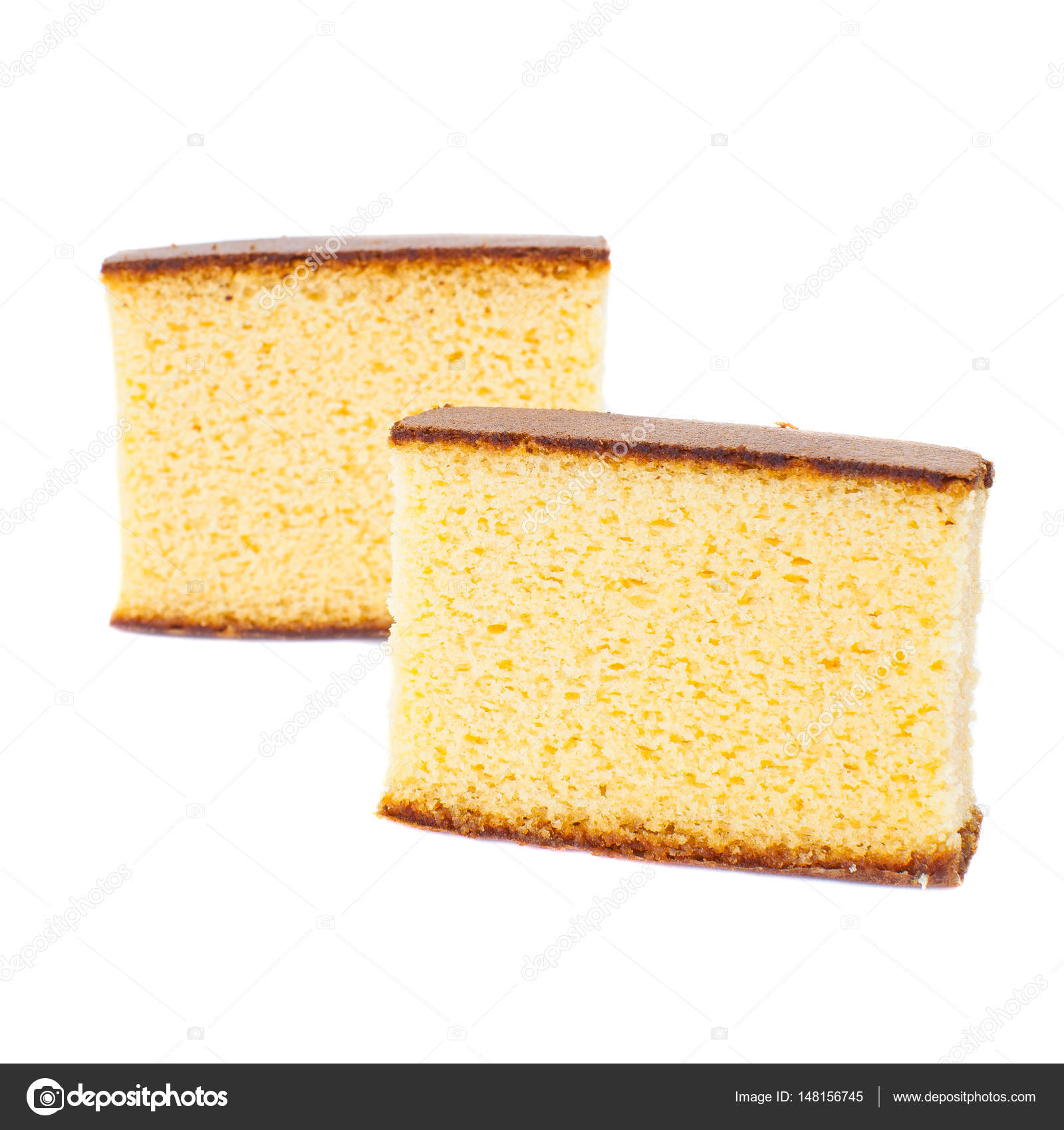 Baked Sponge cake Stock Photo by ©Torsakarin 148156745