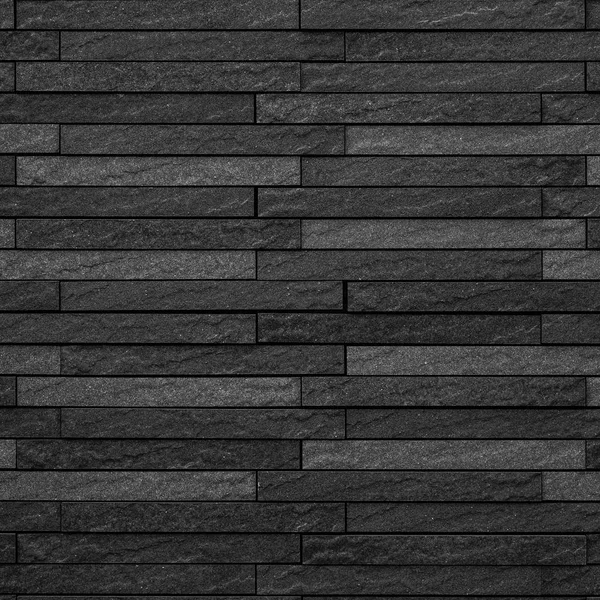 Modern Black Stone Tile Wall Pattern Background — Stock Photo ...
