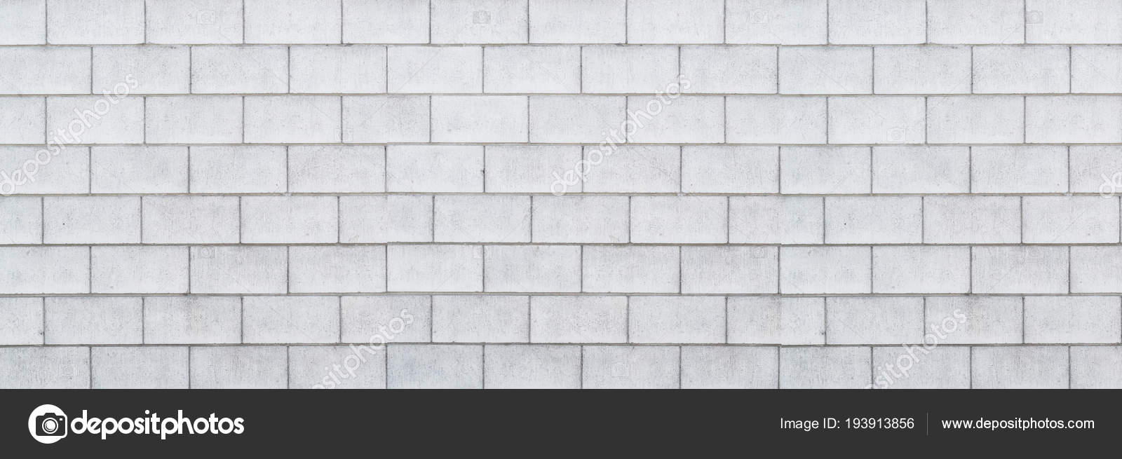 Panorama Cement Block Wall Background Pattern Stock Photo by ...