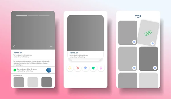 24,518,209 Tinder screen Vector Images | Depositphotos