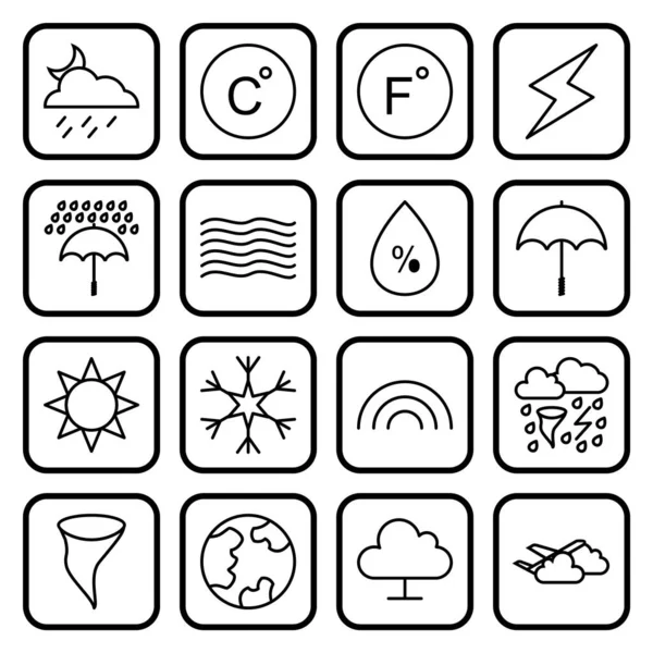 Basic - Weather Icons Stock Vector Image by ©franciscabrel #14967985