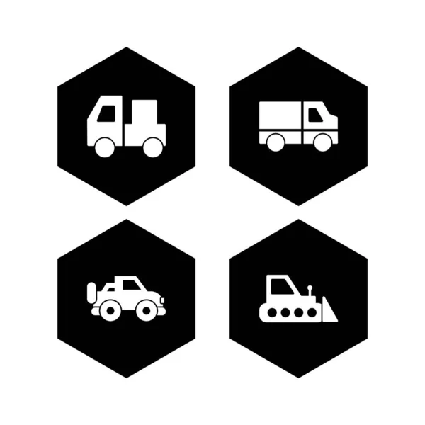 Pictogramme transport routier imágenes de stock de arte vectorial ...