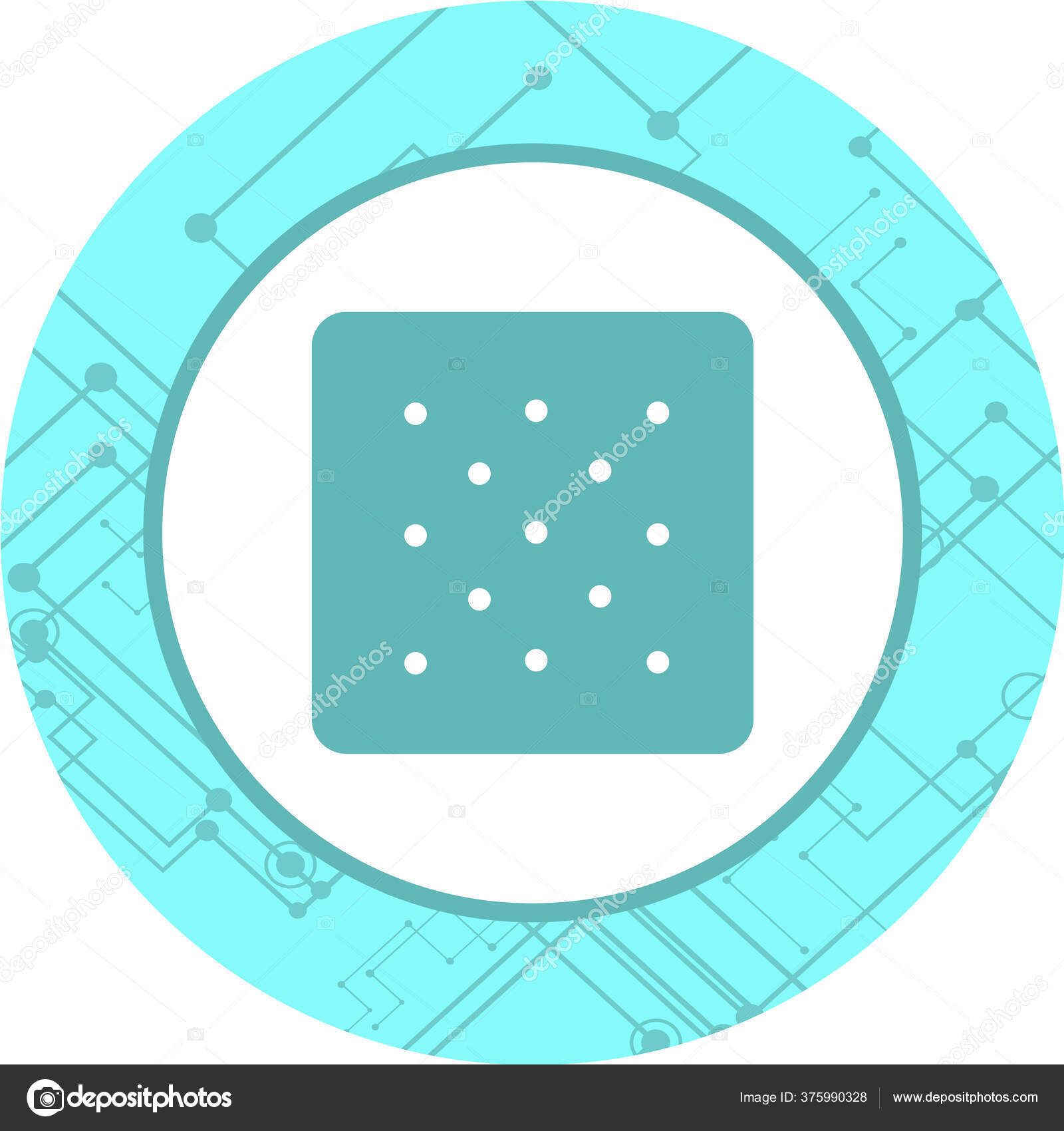 Food Web Icon Vector Illustration — Stock Vector © IYIKON #375990328