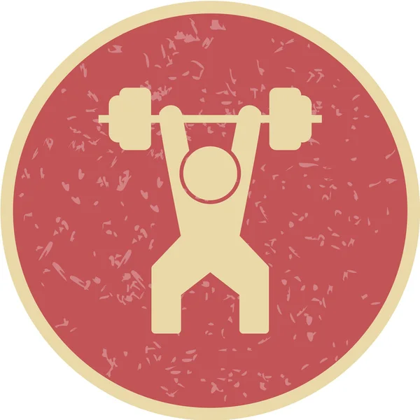 Weightlifting Snatch Silhouette