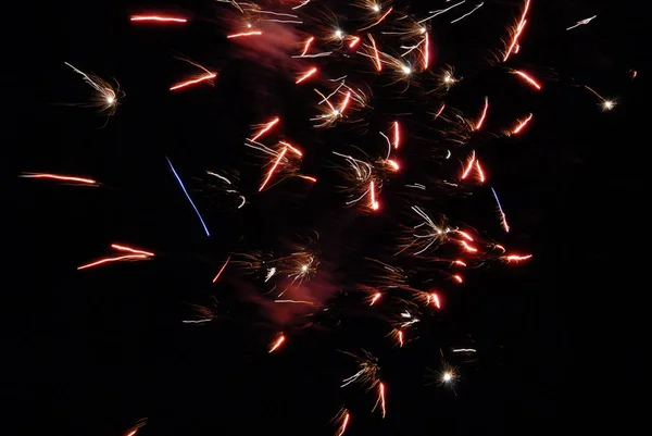 Firework Exploding Night Sky Background Stock Photo by ©YAYImages 260470592