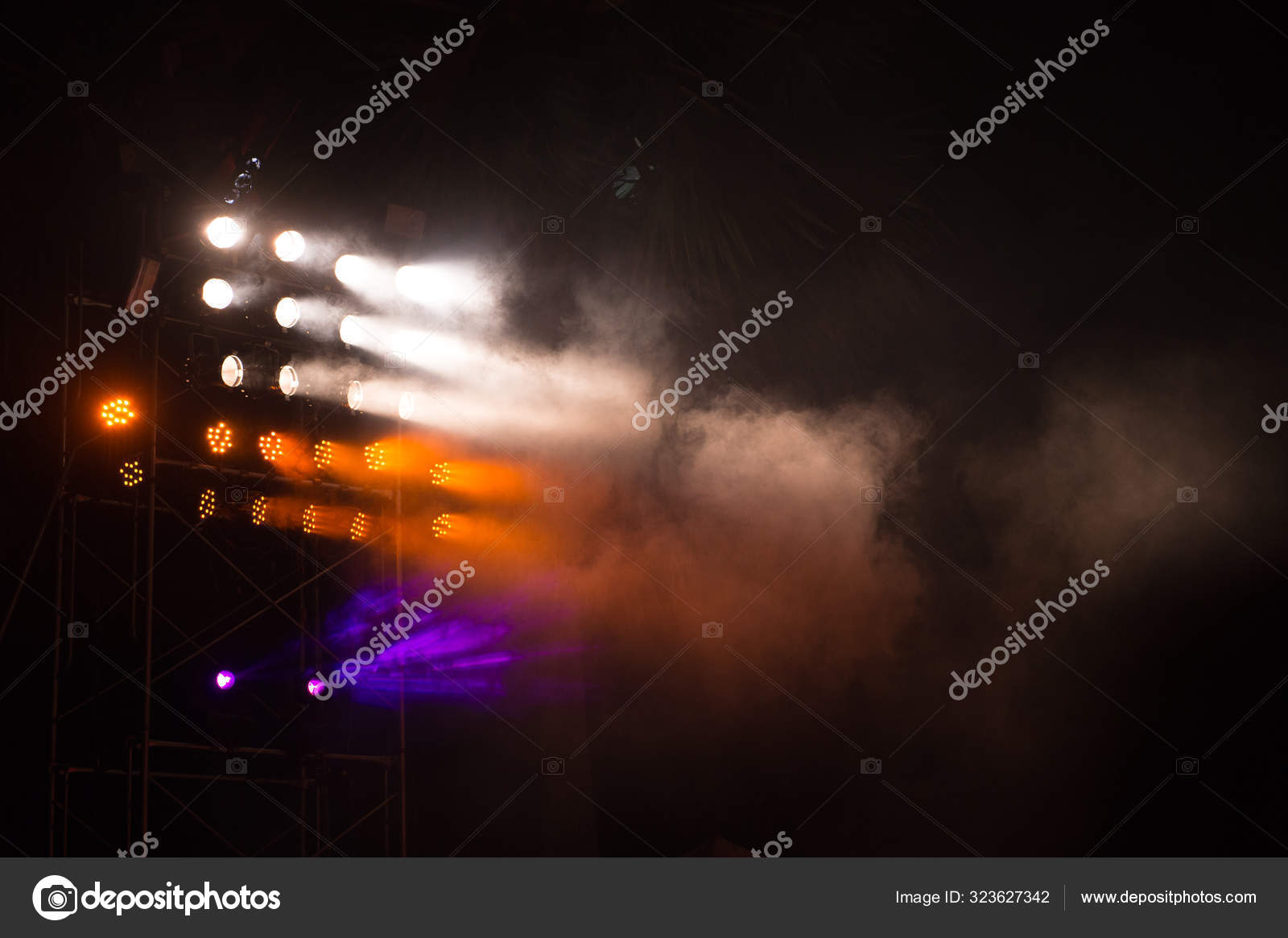 Tower Lighting Effects Concert Hall Stock Photo by ©YAYImages 323627342