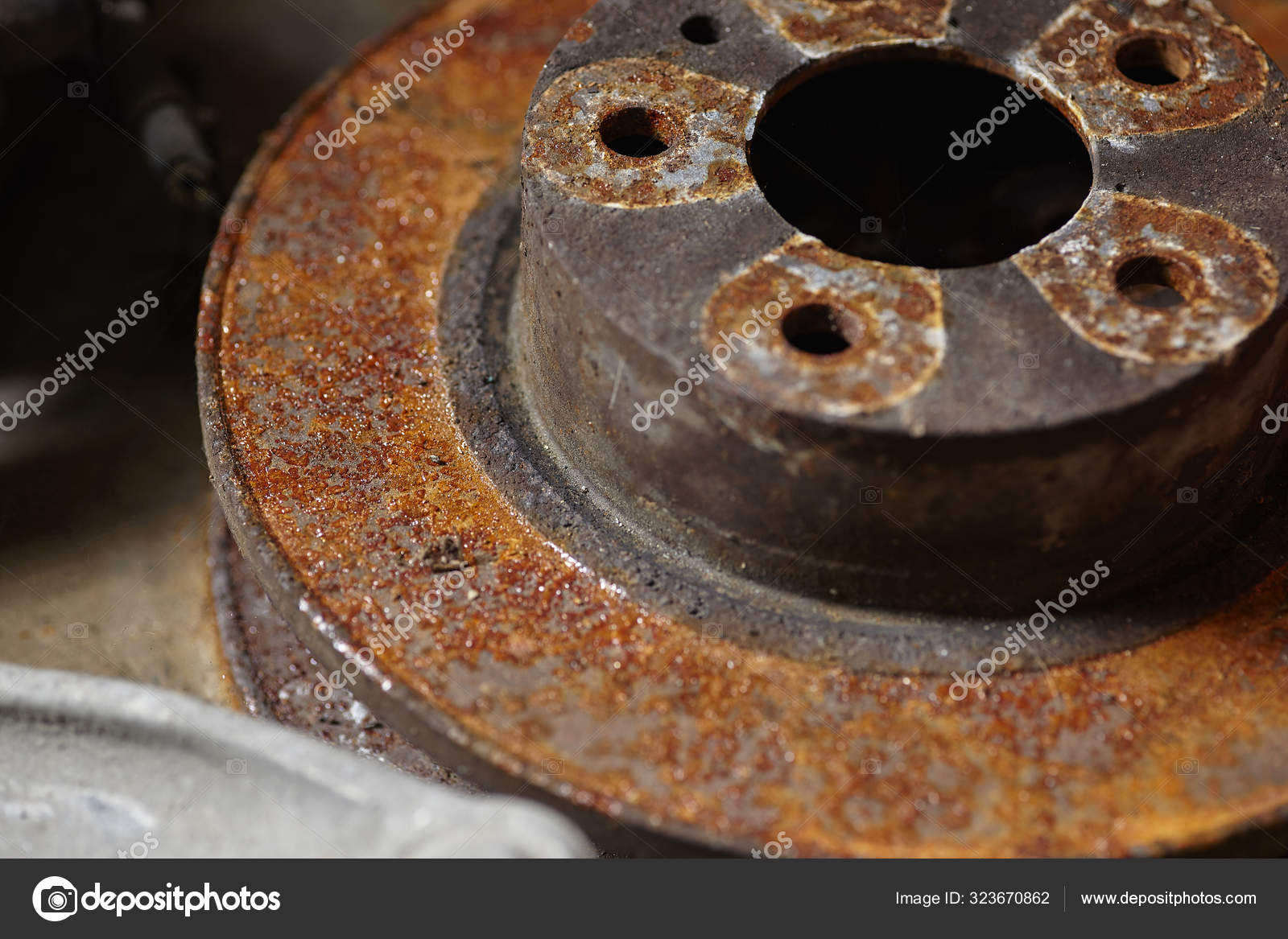 Accumulation Old Disc Brakes Spare Parts Used Worn Out Cars Stock Photo ...