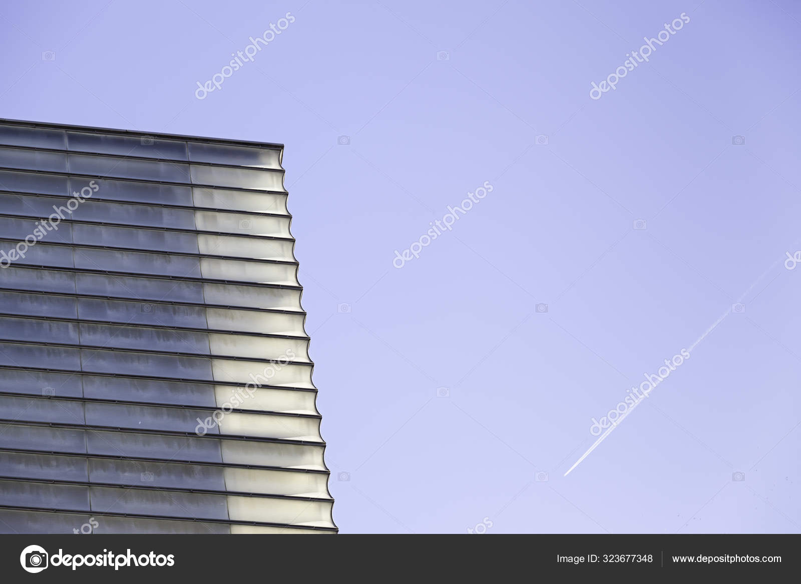 Modern Windowed Building Detail Facade City Modern Architecture — Stock ...