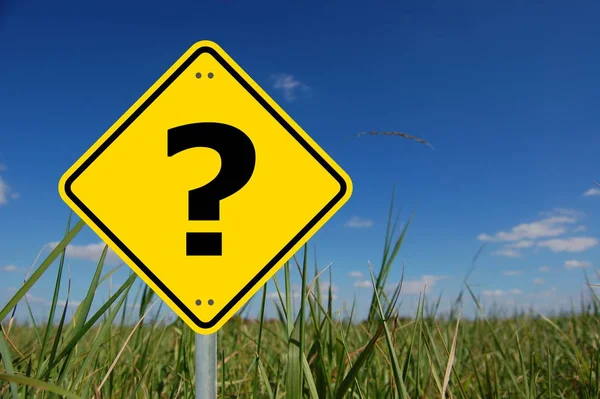 Road sign - question marks Stock Photo by ©smontgom65 12053569