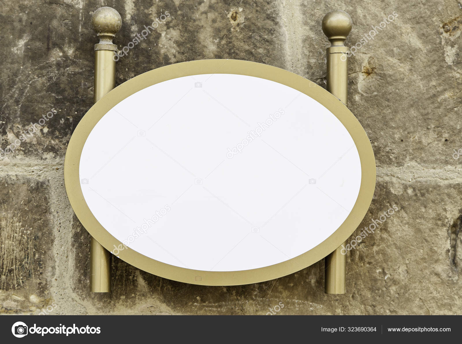 Blank Signboard Detail Sign Space Text Advertising Stock Photo by ...