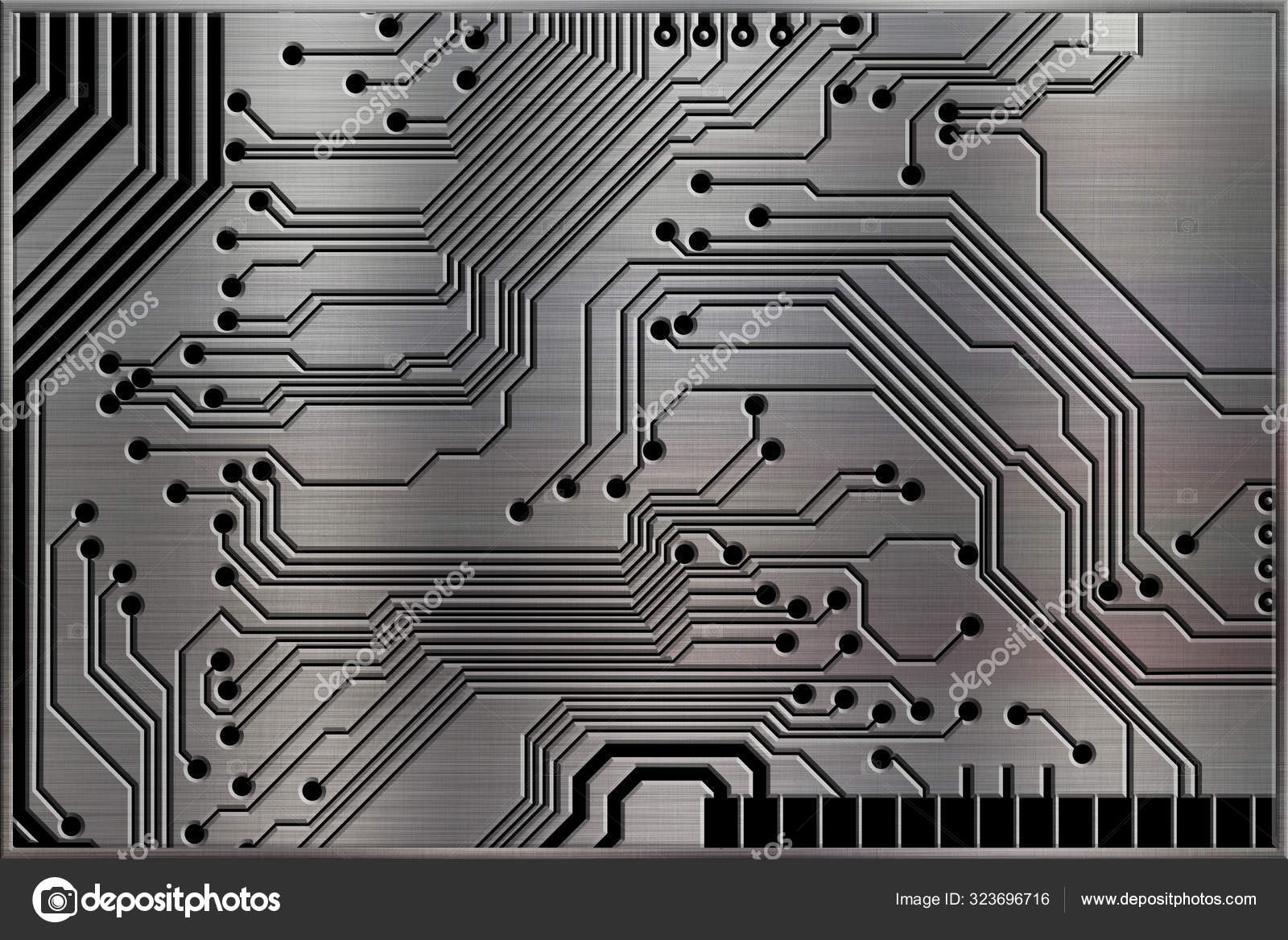 Abstract Technology Backgrounds Metal Background Texture — Stock Photo ...