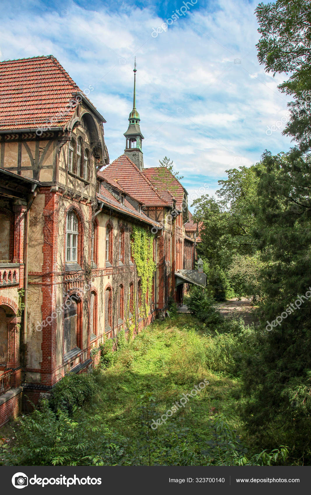Ruins Beelitz Heilsttten Lost Place Berlin Brandenburg Stock Photo by ...