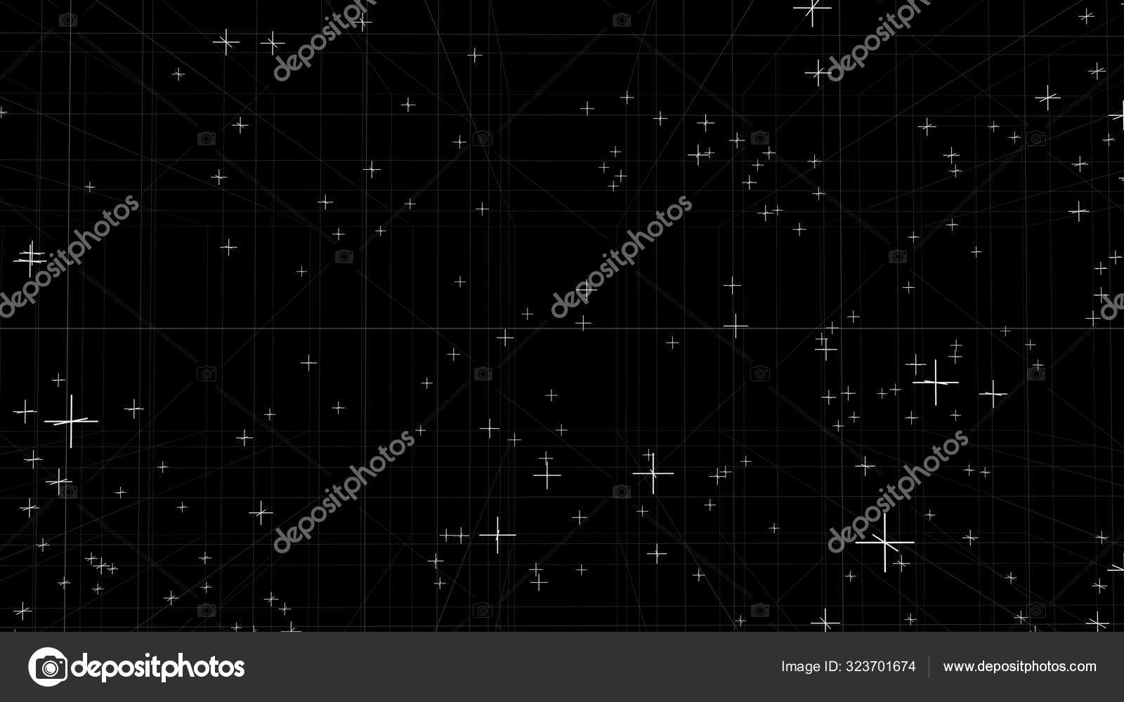 Perspective Grid Black Background Illustrastion — Stock Photo ...