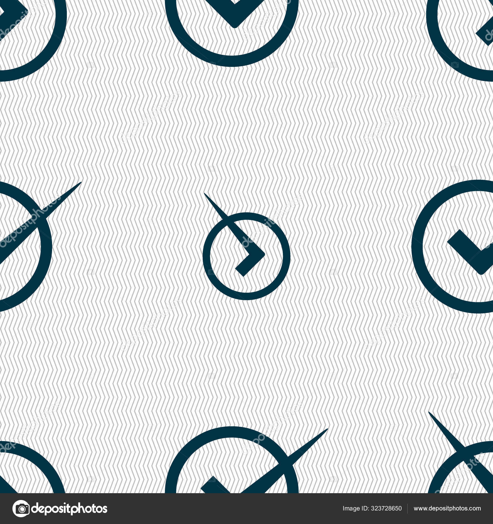 Check Mark Sign Icon Checkbox Button Seamless Abstract Background ...