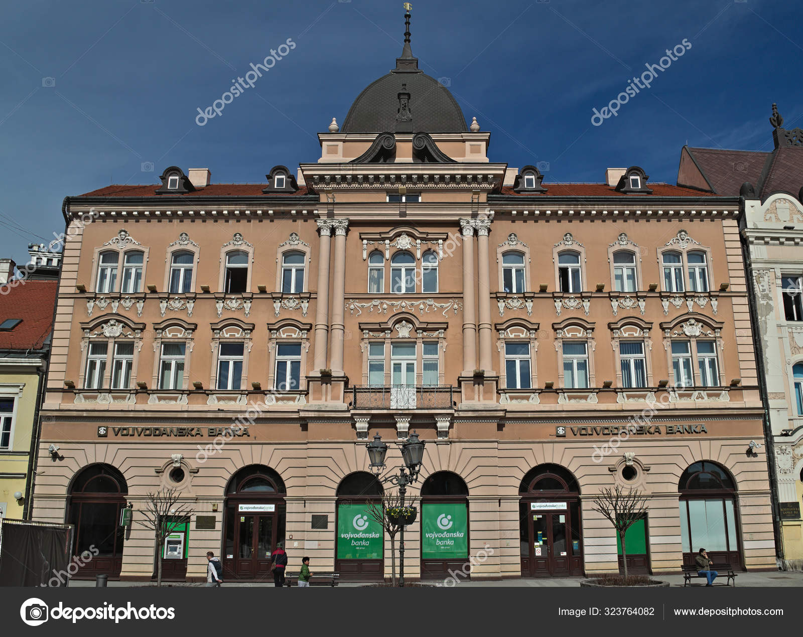 Restored 19Th Century Building Center Novi Sad Serbia Stock Photo by ...