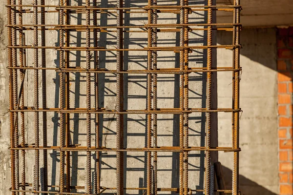 Diseño del refuerzo del marco de refuerzo para la casa del marco de hormigón, casa de ladrillo ...