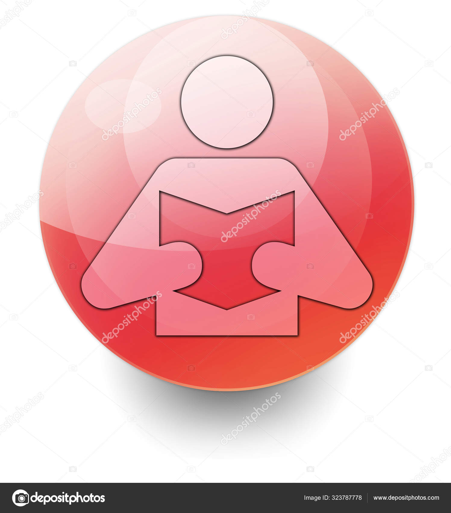 Icon Button Pictogram Library Symbol Stock Photo by ©YAYImages 323787778