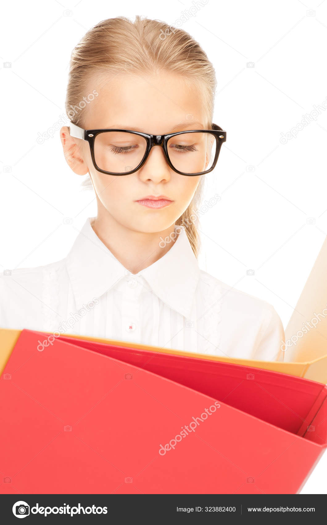 Picture Elementary School Student Folders Stock Photo by ©YAYImages ...