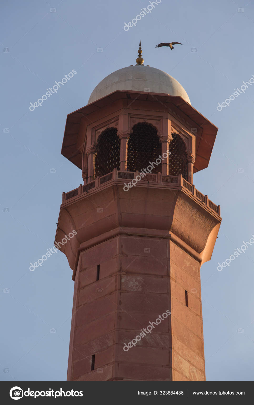 Minaret Tower Calling Prayer Muslims Close Stock Photo by ©YAYImages ...