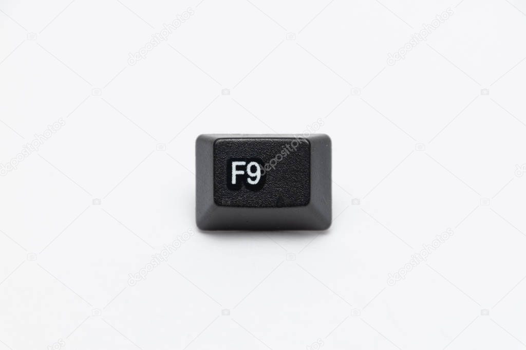 Teclas negras simples de teclado con diferentes letras 2022