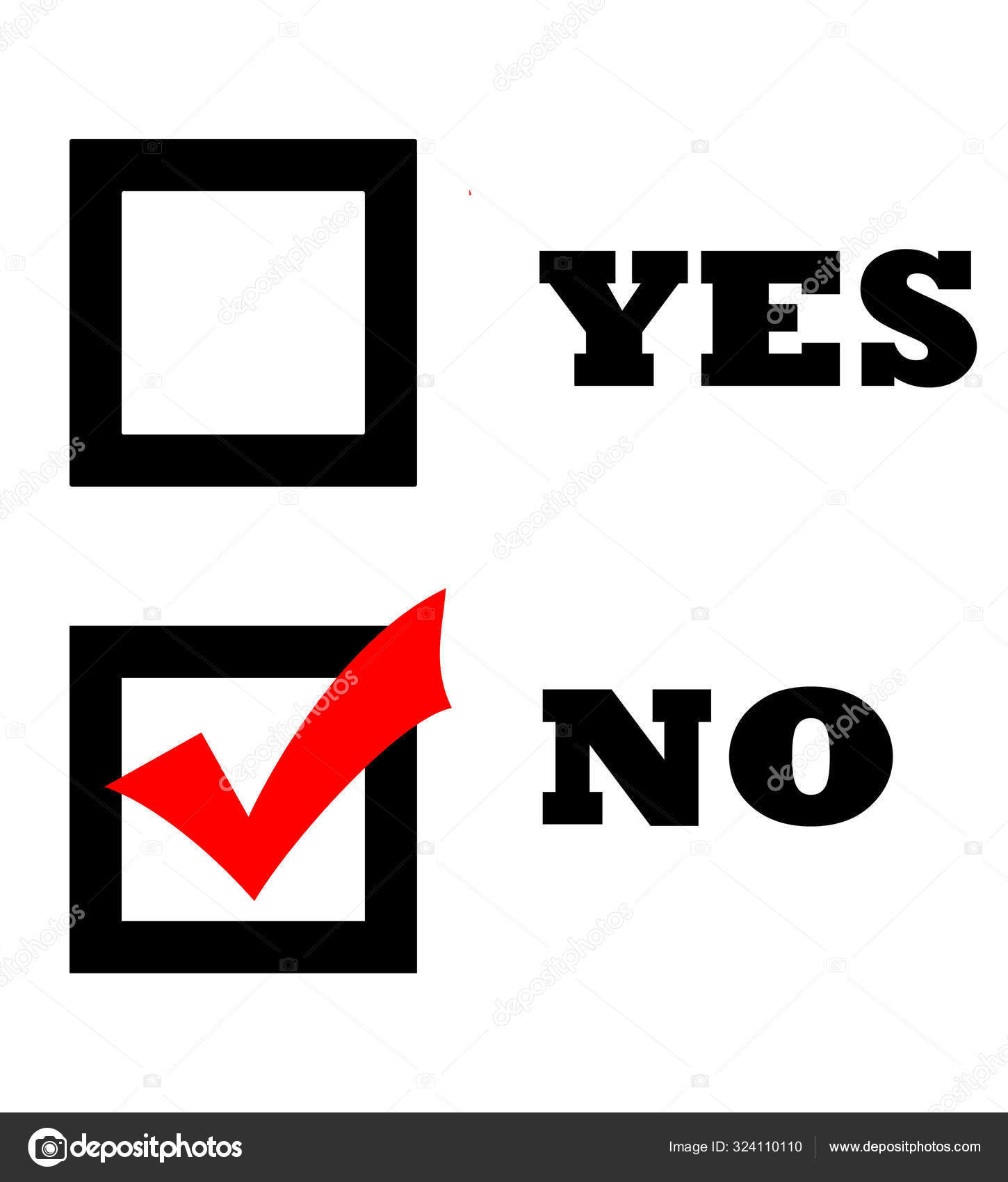 Red Check Mark Box Isolated White Background Stock Photo by ©YAYImages ...