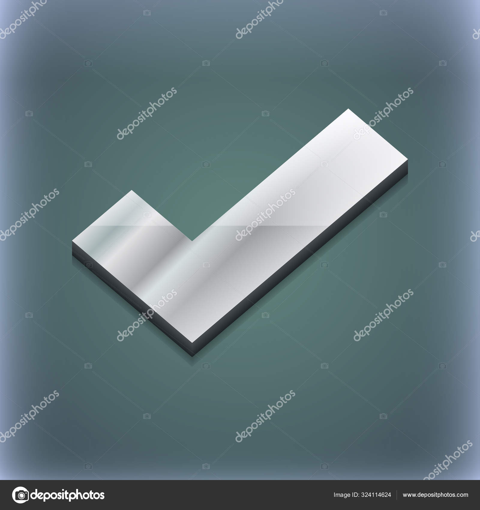 Check Mark Icon Symbol Style Trendy Modern Design Space Your Stock ...