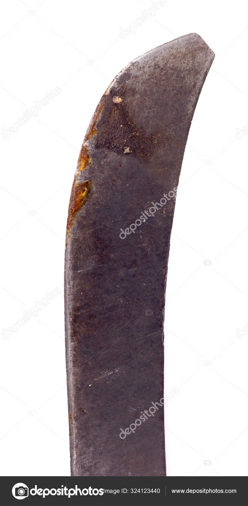 Blade Big Machete Isolated White Background Stock Photo by ©YAYImages ...