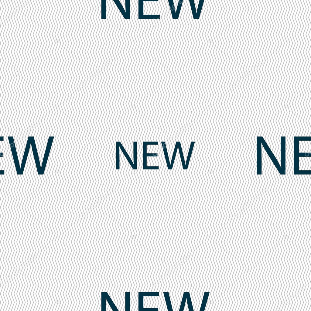 Nuevo icono de signo. s mbolo del bot n de llegada. Fondo abstracto sin ...