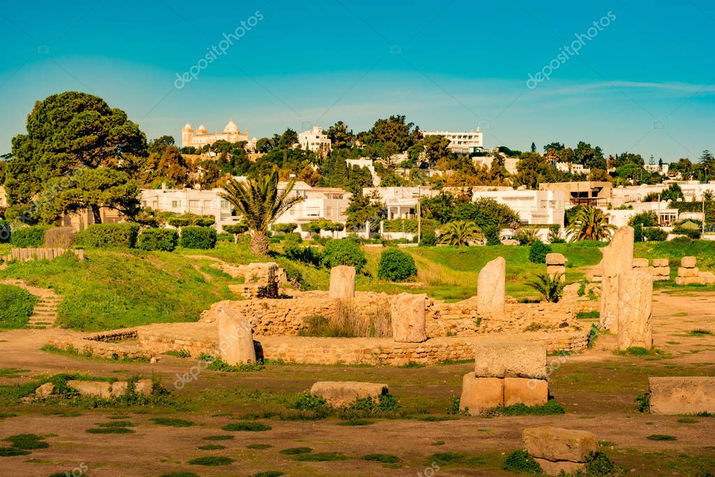 Ruinas de Cartago, capital de la antigua civilización cartaginesa, en ...