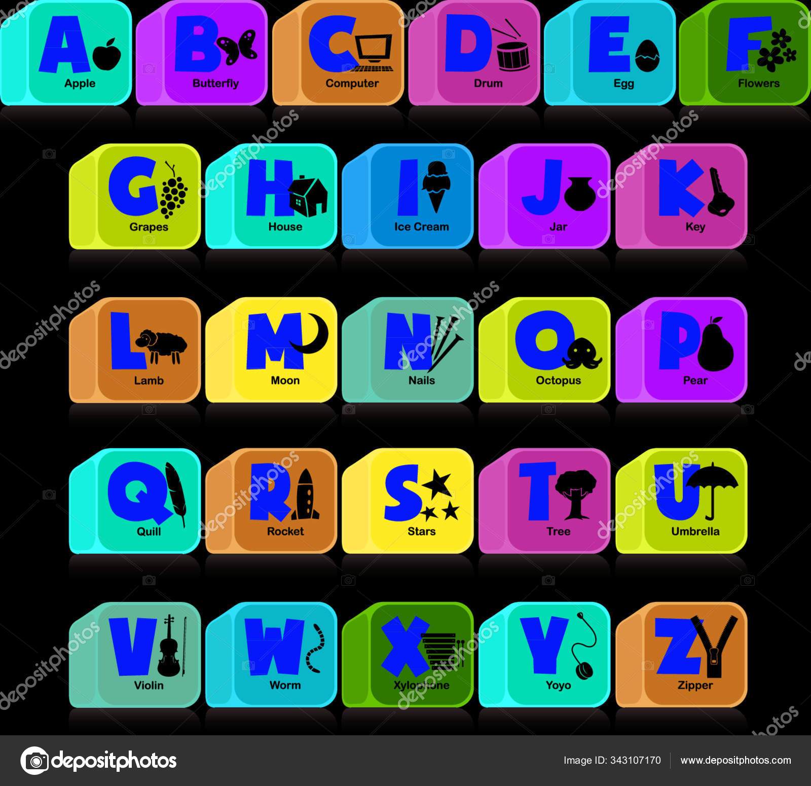 Toy Alphabet Objects