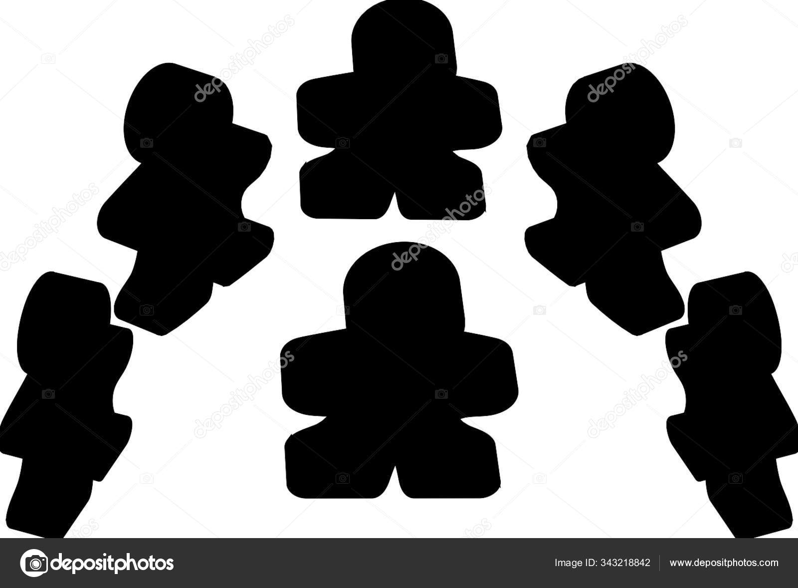 Human Body Shape Figure Vector File Very Easy Edit Applicable Stock ...