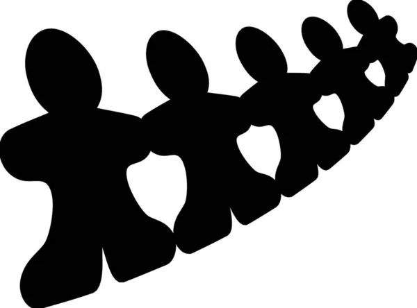 Human Body Shape Figure Vector File Very Easy Edit Applicable Stock