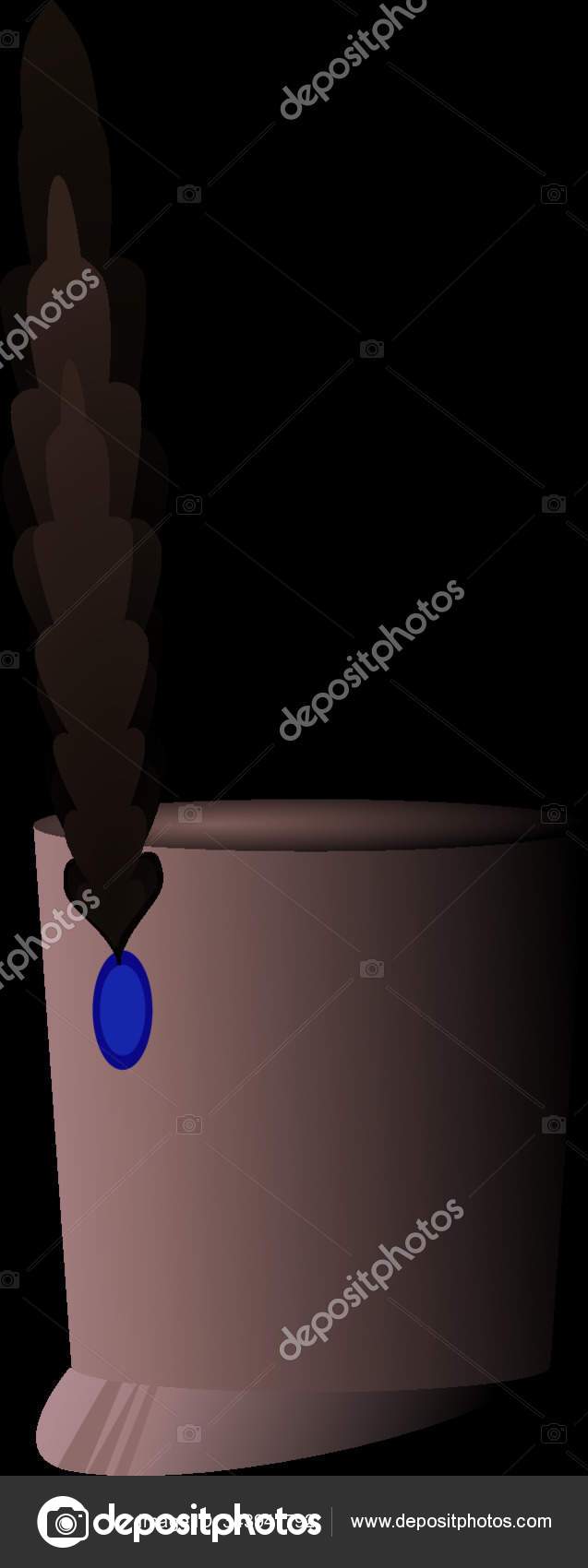 Shako White Background Vector Illustration Stock Vector Image by ...