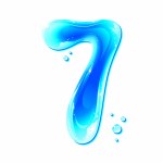 ABC series - Water Liquid Numbers - Number 5 Stock Vector Image by ...