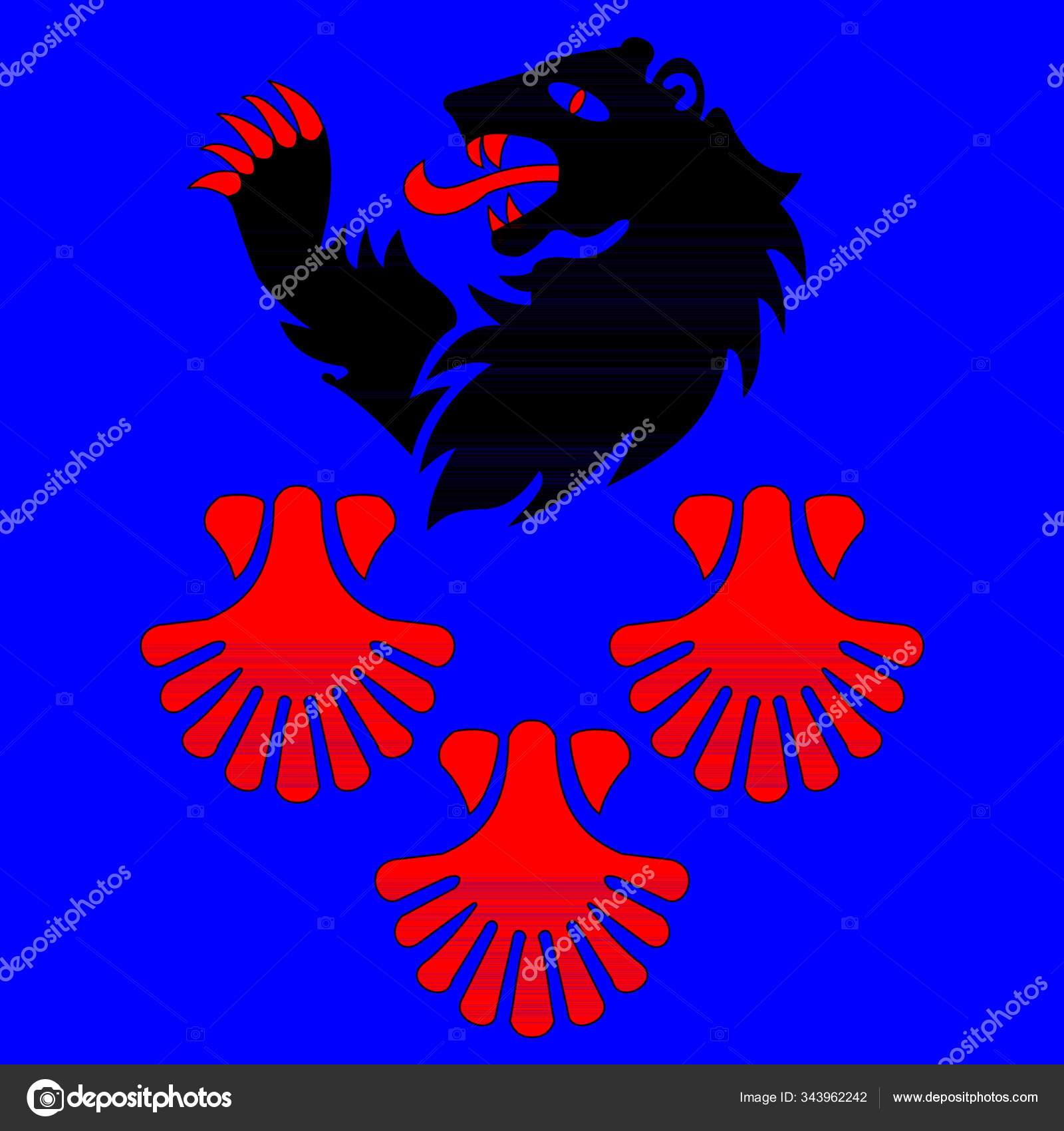 Various Vector Flags State Symbols Emblems Countries Regions ...