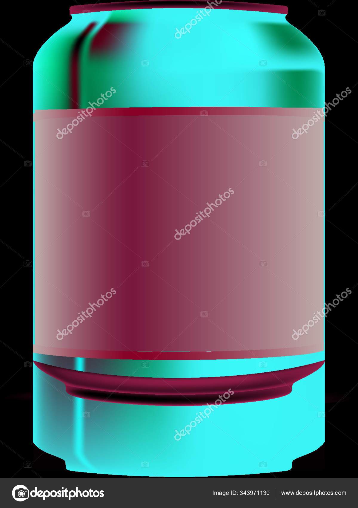 Aluminum Can Sign Graphic Illustration Stock Vector Image by ©YAYImages ...