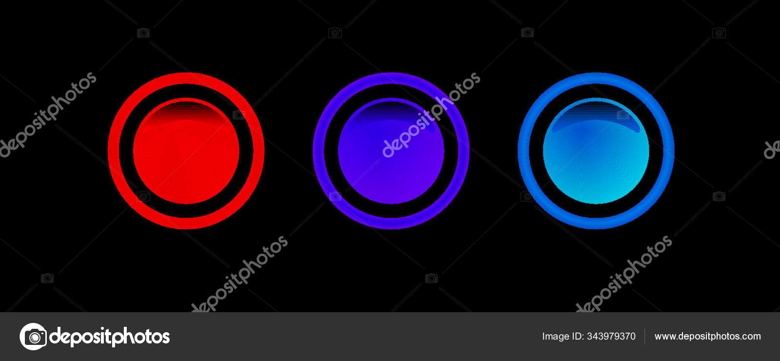 Cool Buttons Web White Background Stock Vector Image by ©YAYImages ...