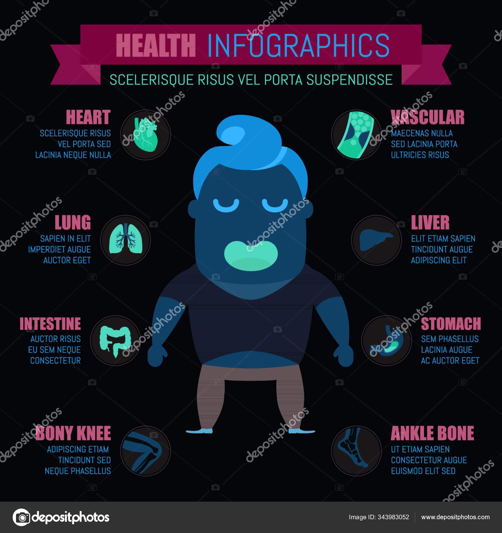 Health Infographics Eps10 Vector Format — Stock Vector © YAYImages ...