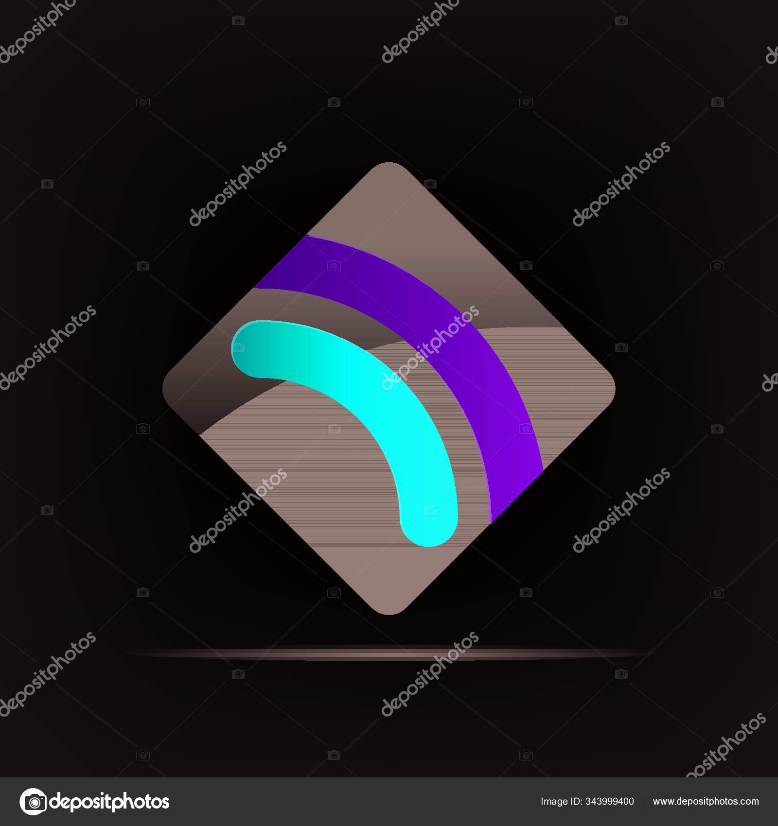 Abstract Icon Black Abstract Icon Isolated White Background Stock ...