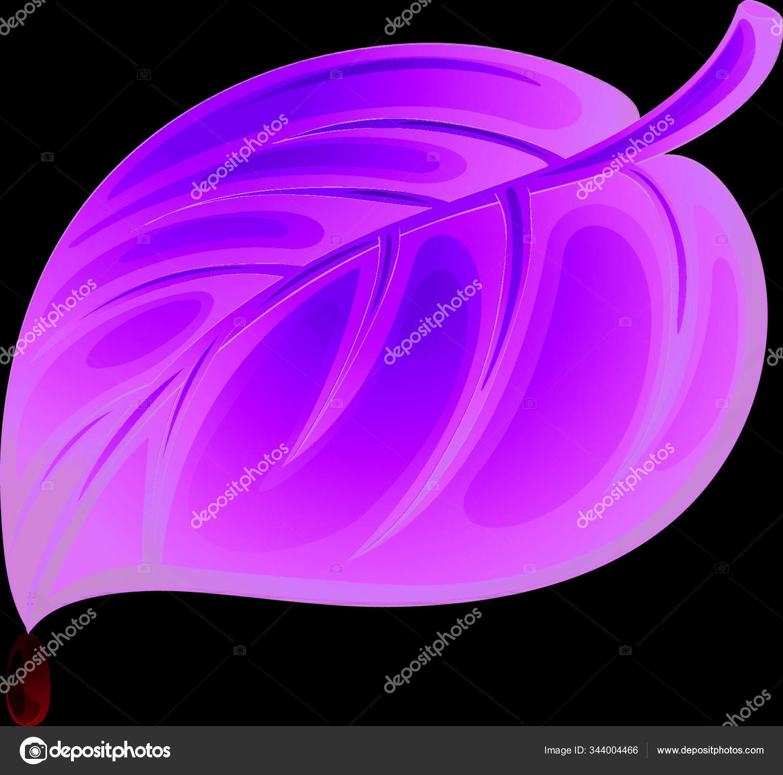 Illustration Leaf White Stock Vector by ©YAYImages 344004466