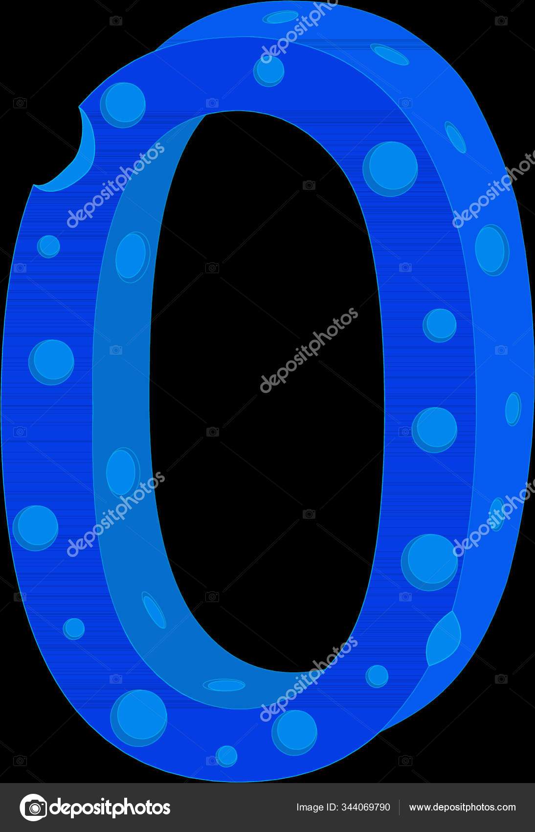 Vector Cheese Numerals Number Zero Stock Vector by ©YAYImages 344069790