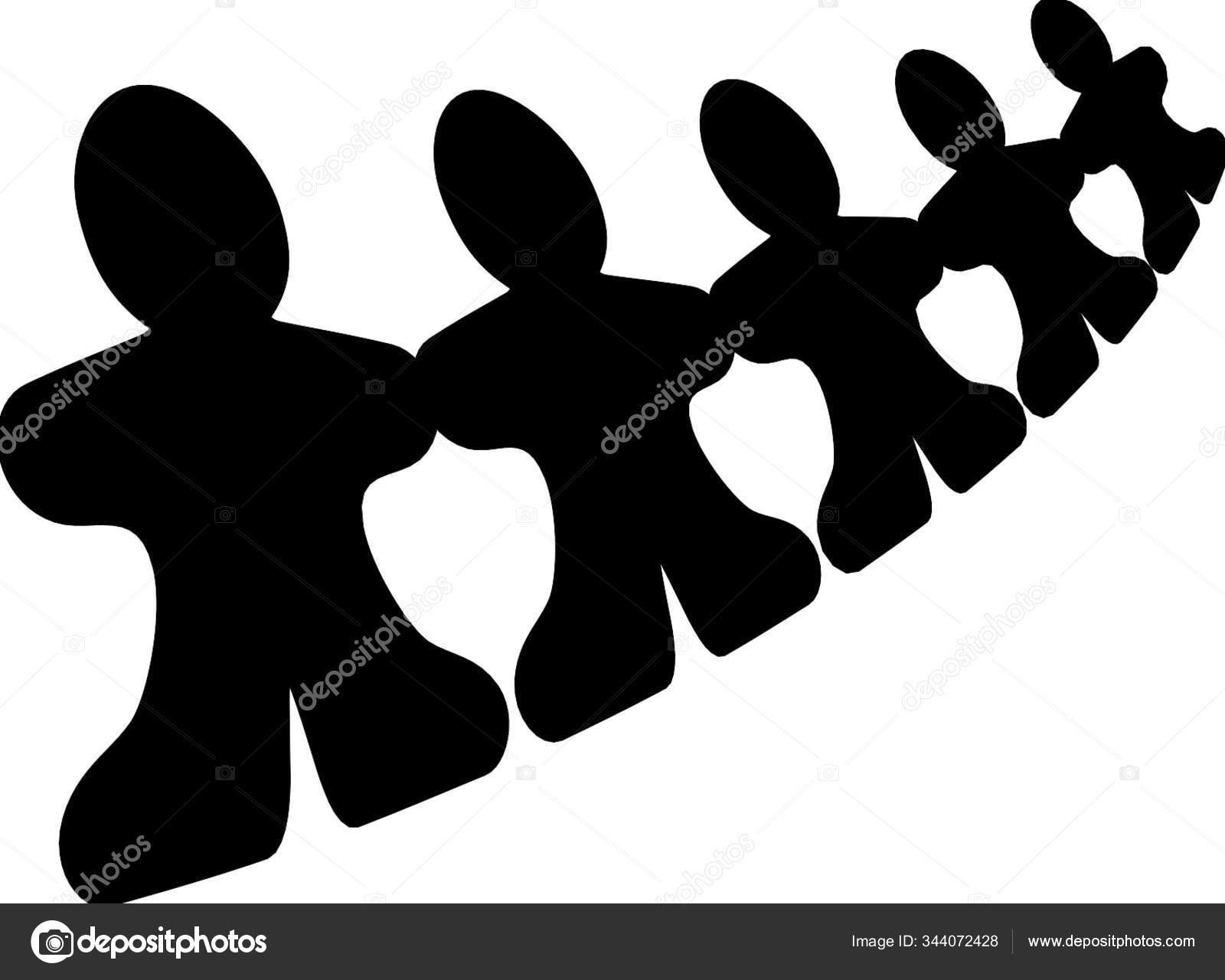 Human Body Shape Figure Vector File Very Easy Edit Applicable Stock ...