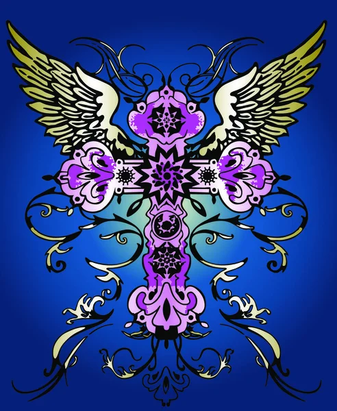 Classic cross emblem Stock Vector Image by ©damidnight #10249816